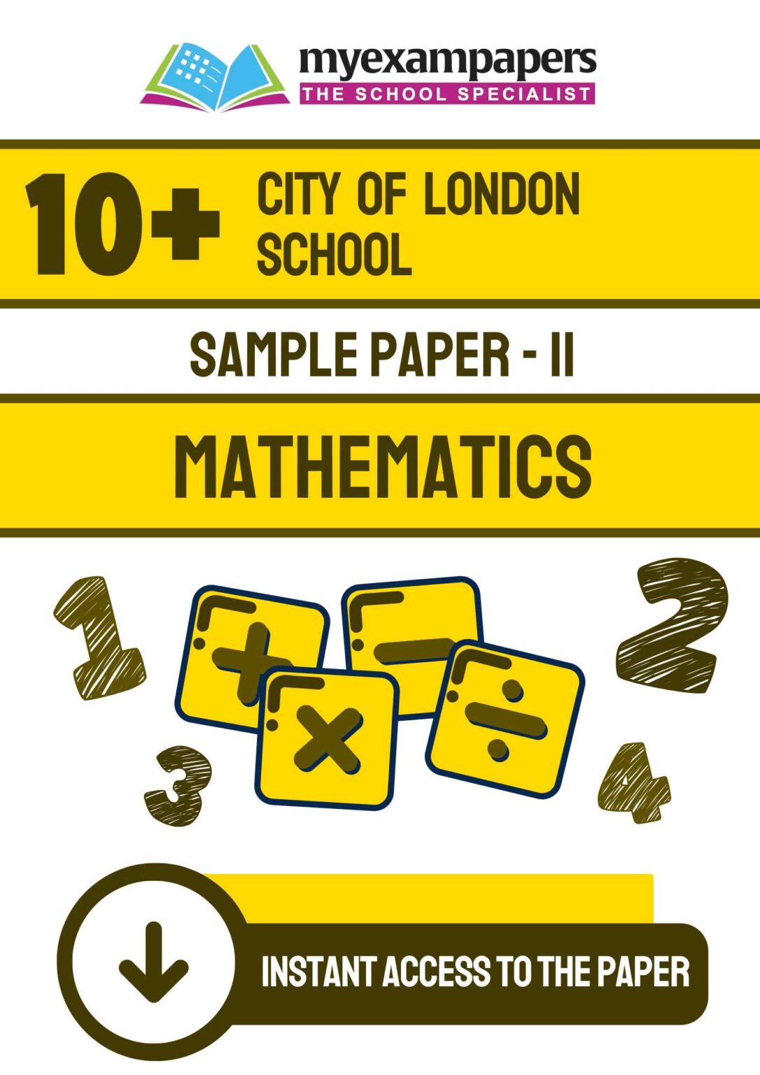 10+ City of London School (Paper 2) – MyExamPapers UK