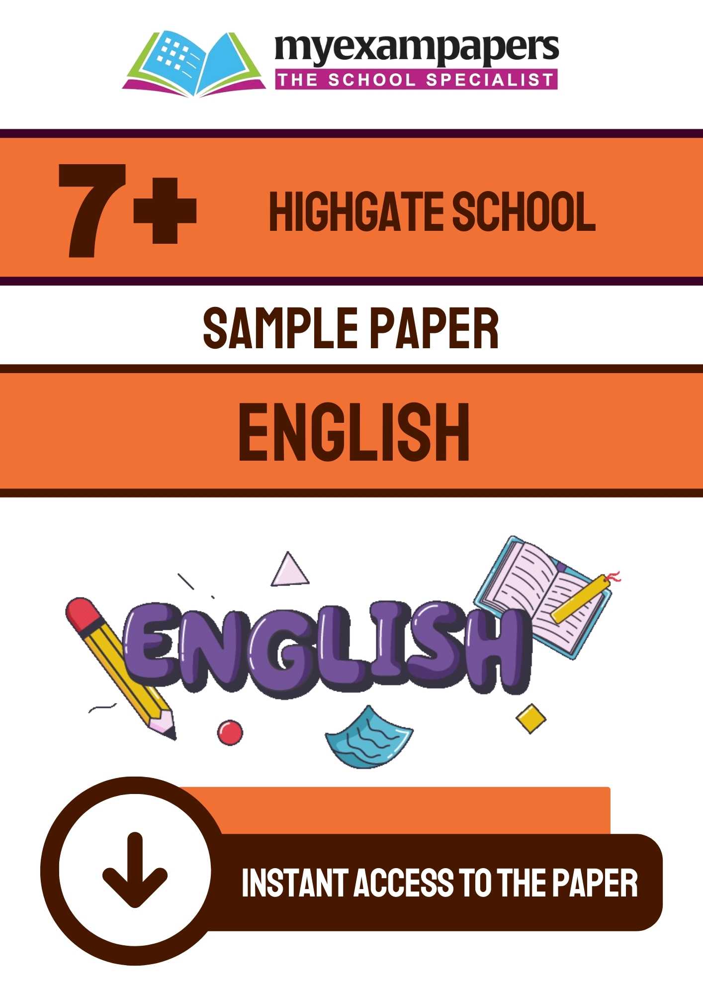 7+ Highgate School – English – MyExamPapers UK